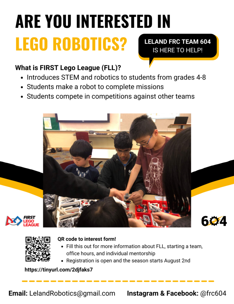 FLL – Leland Robotics Team 604 Quixilver